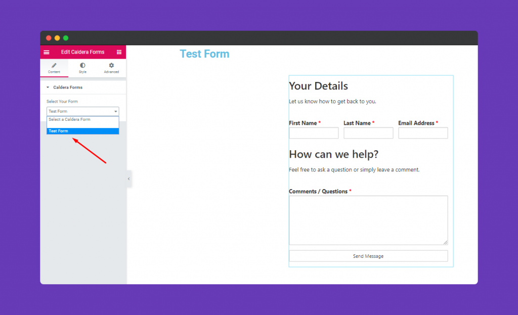 Caldera Forms - HappyAddons