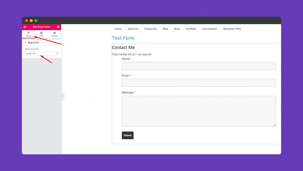 Ninja Forms - HappyAddons