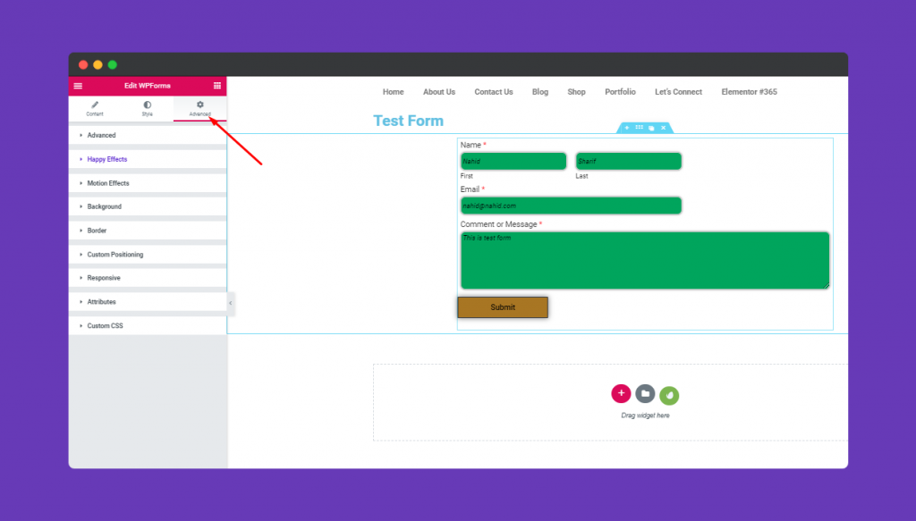 WP Forms - HappyAddons