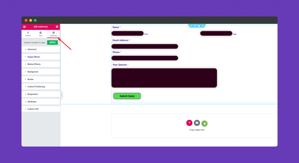 weForms - HappyAddons