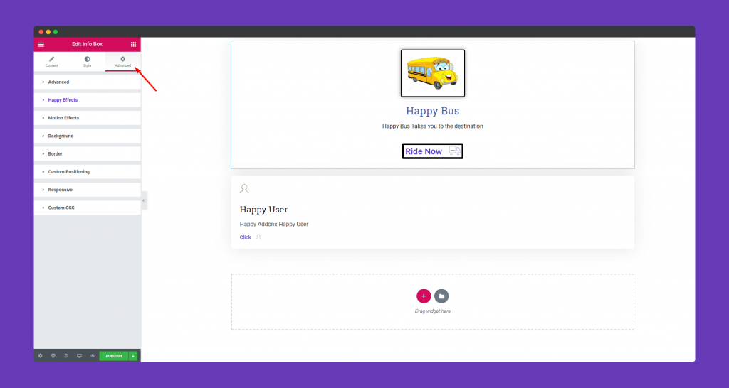 Info Box - HappyAddons