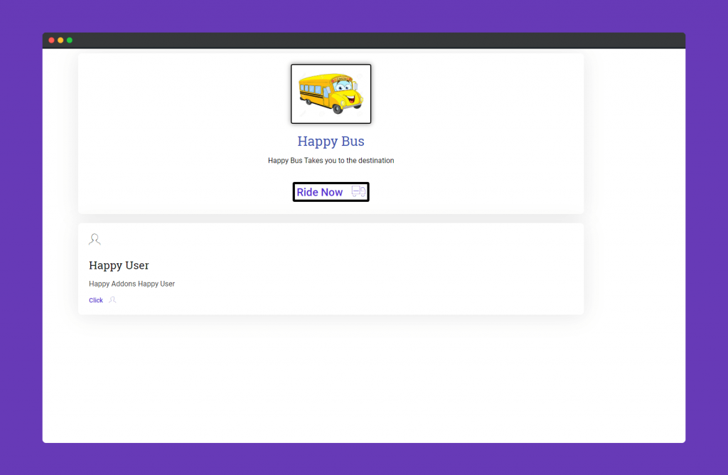 Info Box - HappyAddons