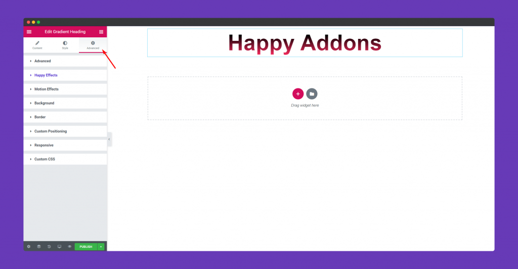 Gradient Heading - HappyAddons