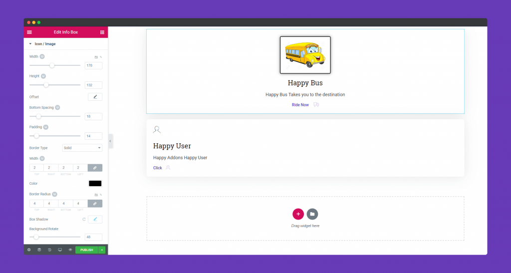Info Box - HappyAddons