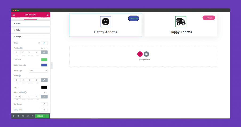 Icon Box - HappyAddons