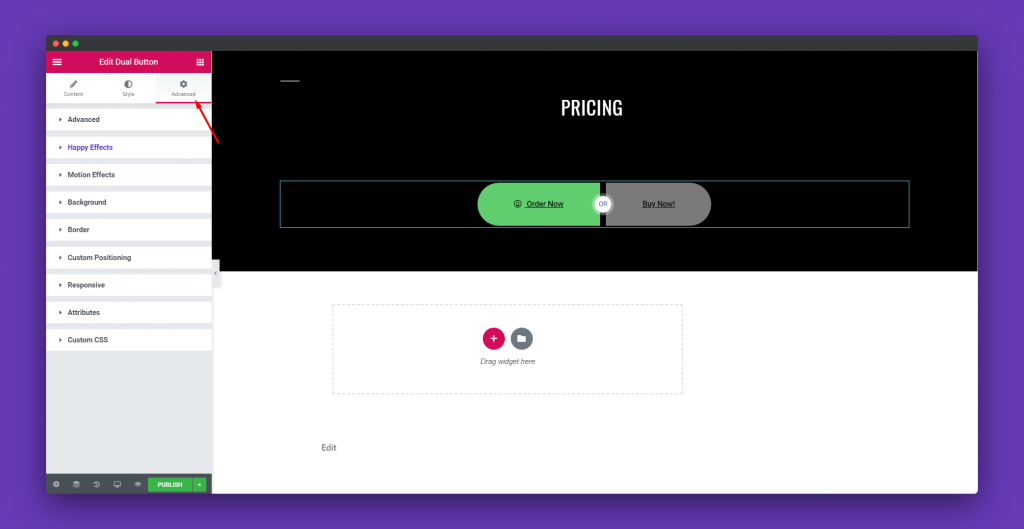 Dual Button - HappyAddons