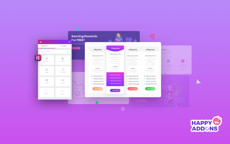 Custom WordPress Layout build with Elementor