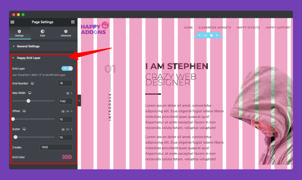 Grid Layout - HappyAddons