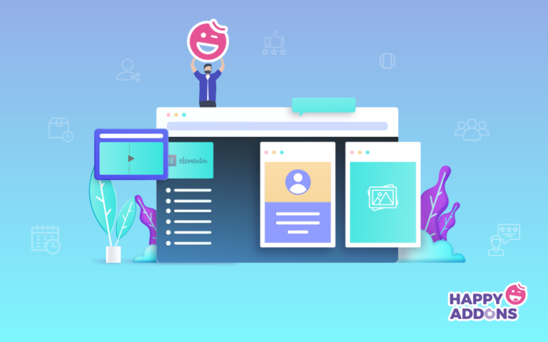 Website Design From Scratch using Free Widgets of Happy Addons