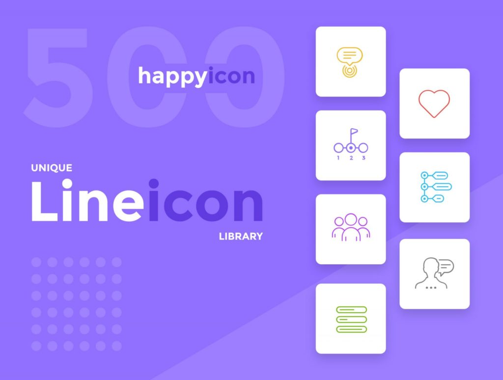 Happy Line Icons - HappyAddons
