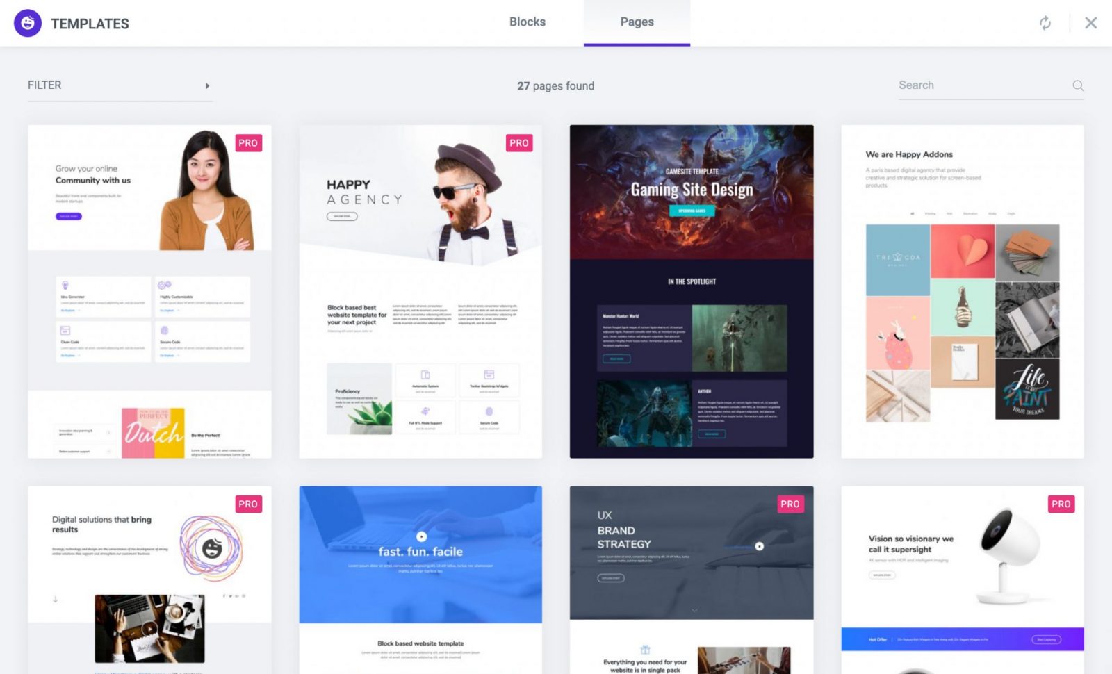 Template Importer - HappyAddons