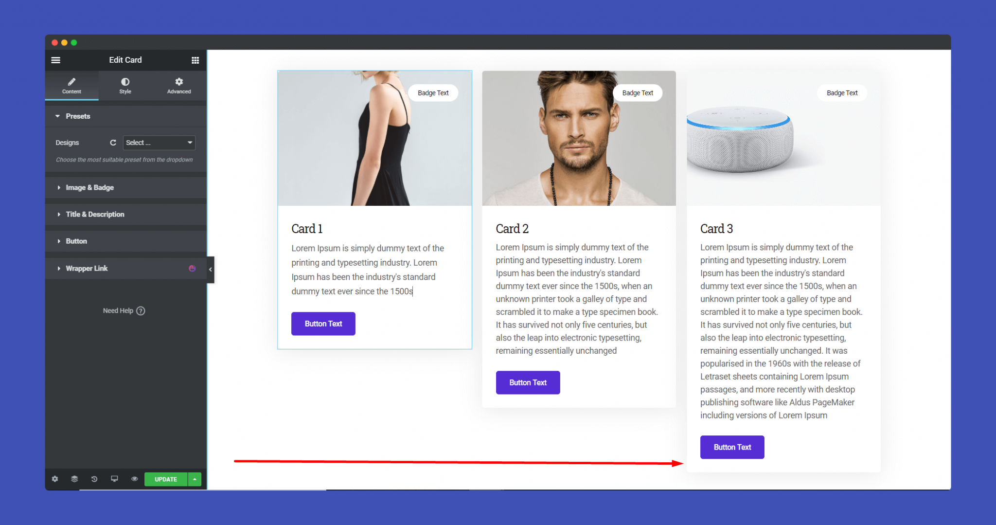 Equal Height Feature - HappyAddons