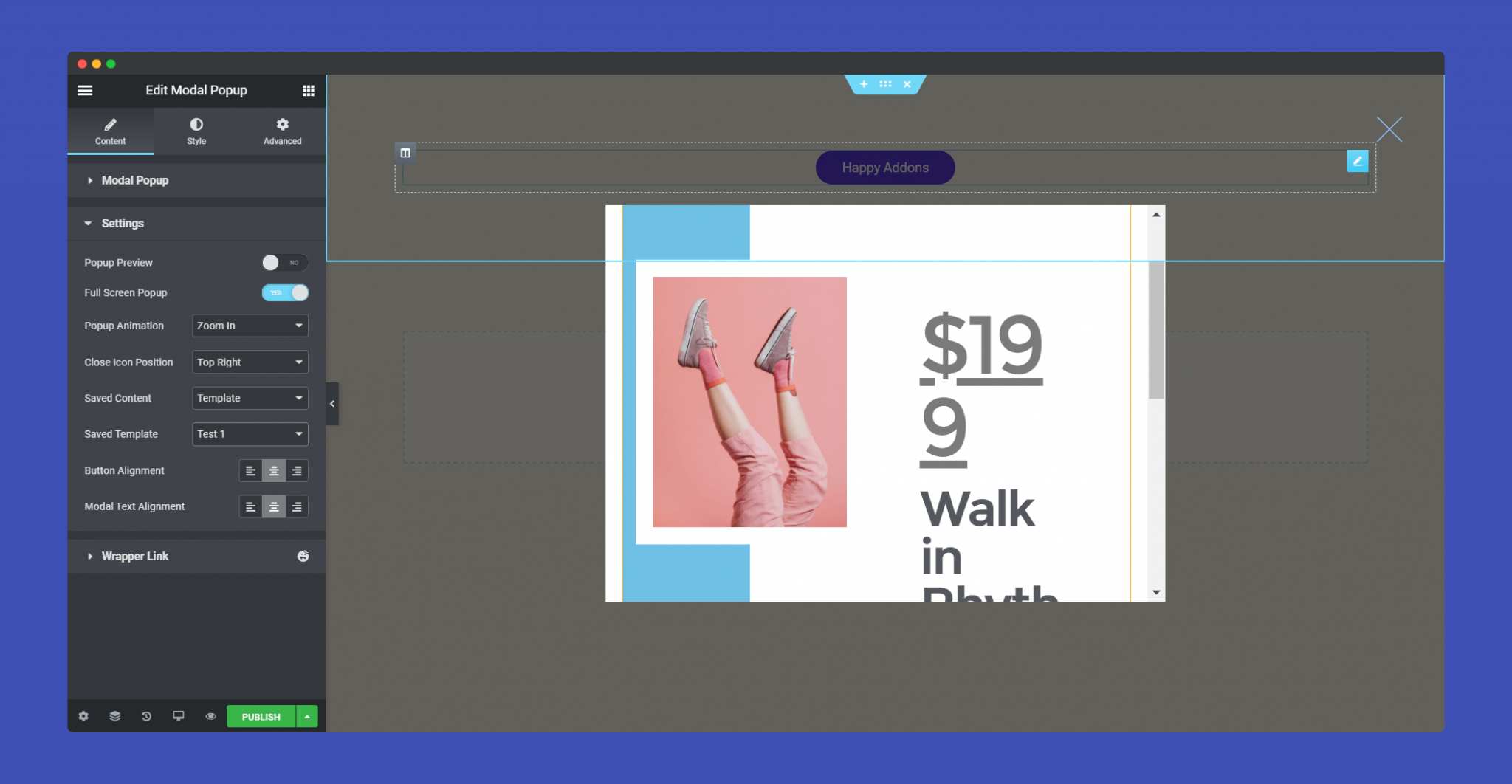 Modal Pop-up - HappyAddons