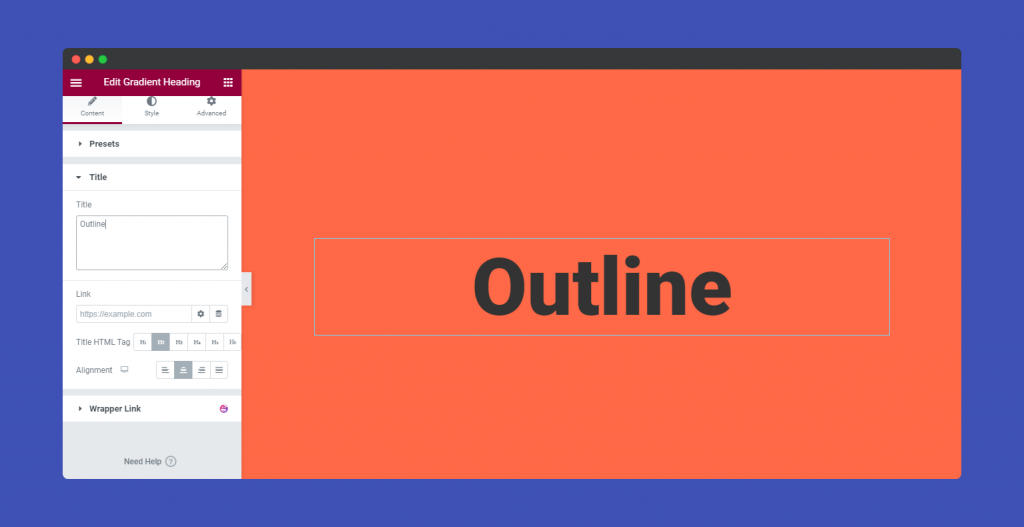 Text Stroke - HappyAddons