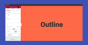 Text Stroke - HappyAddons