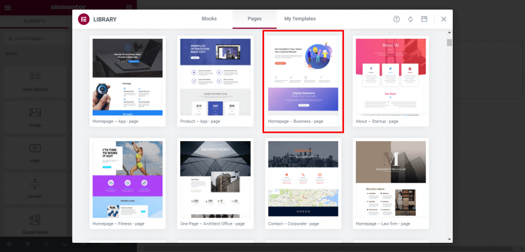 How to Use Free Elementor Website Templates - HappyAddons