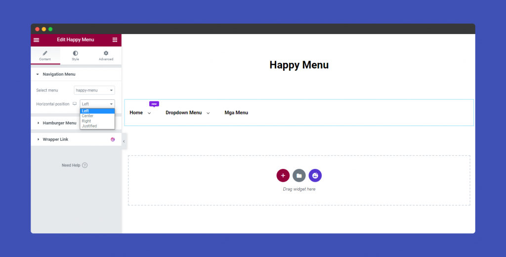 Happy Mega Menu - HappyAddons