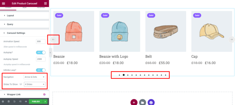 Create a Product Carousel Using WooCommerce Product Carousel Widget