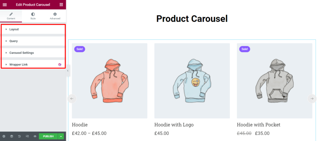 Create A Product Carousel Using Woocommerce Product Carousel Widget