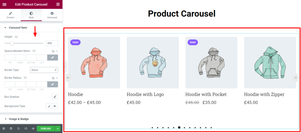Create a Product Carousel Using WooCommerce Product Carousel Widget