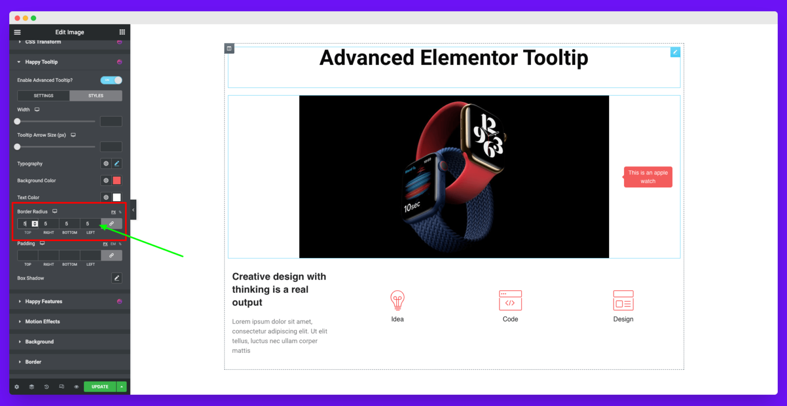 A Complete Guide On How To Add Tooltip In Elementor Website