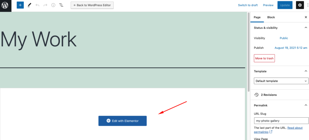 Customizing Elementor Nav Menu and Portfolio Widget