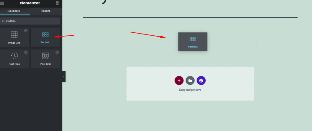 Customizing Elementor Nav Menu and Portfolio Widget