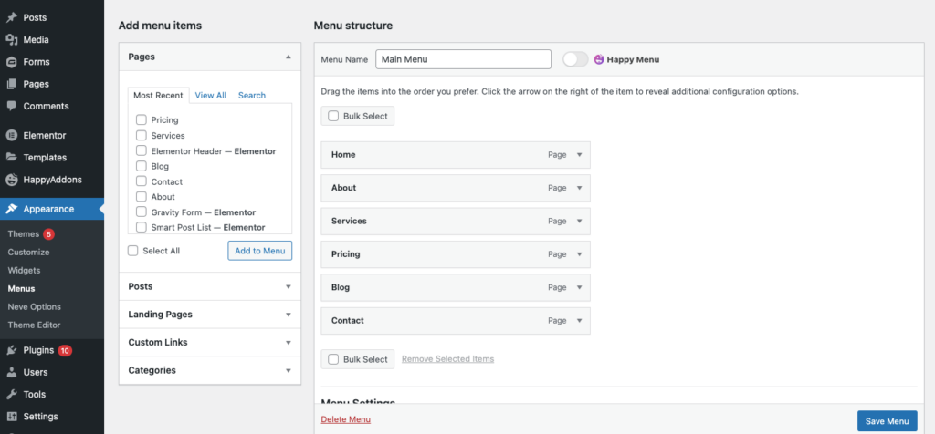 How To Design a Custom Elementor Header in 2 Minutes - HappyAddons