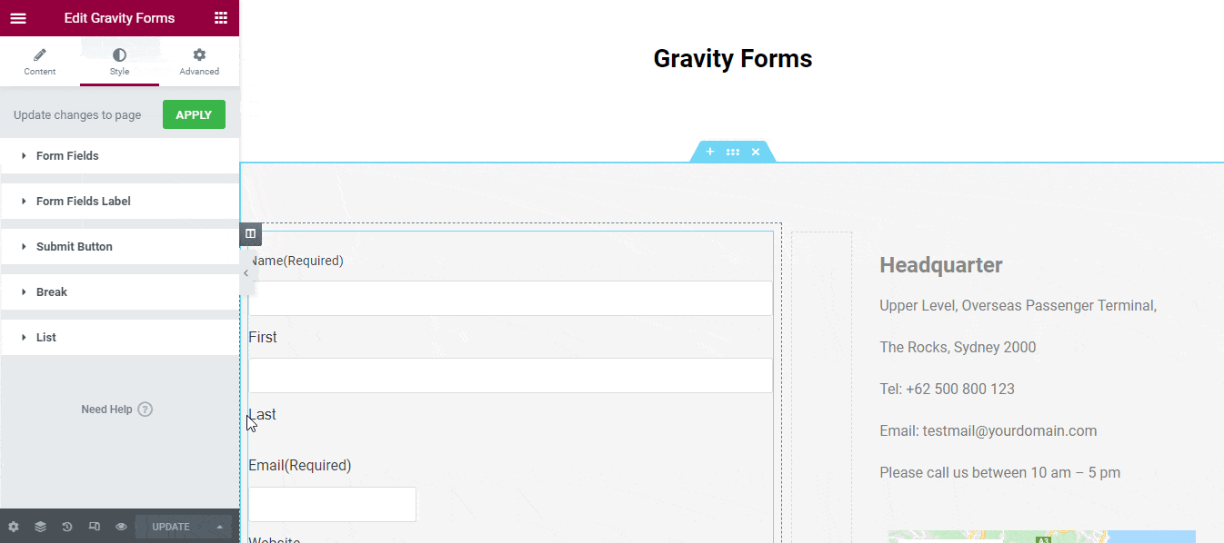 How To Add Gravity Form To Elementor Website