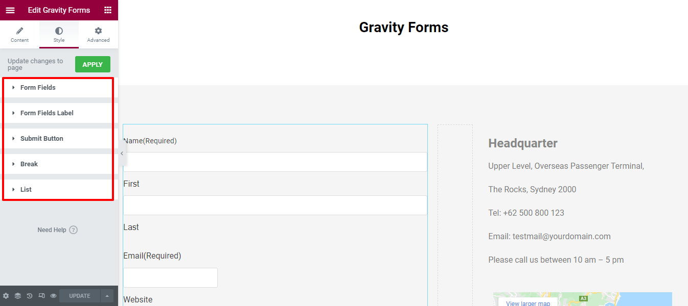 How To Add Gravity Form To Elementor Website