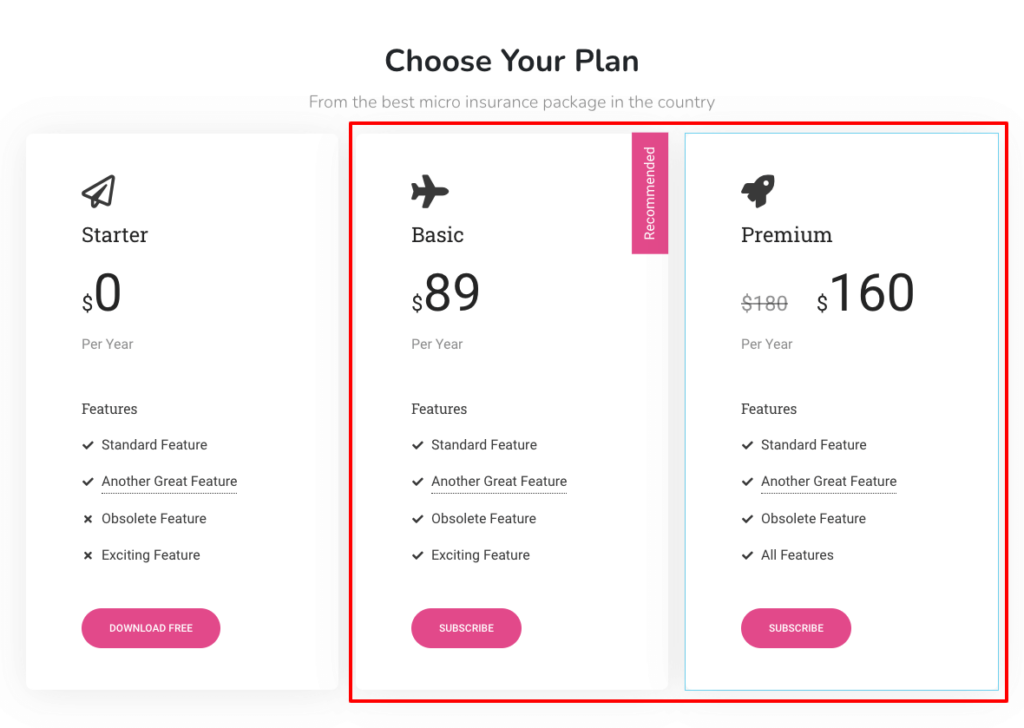Create Pricing Table Using Happy Addons Widget - Happy Addons