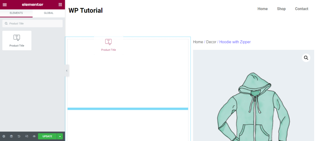 How To Edit WooCommerce Product Page Using Elementor