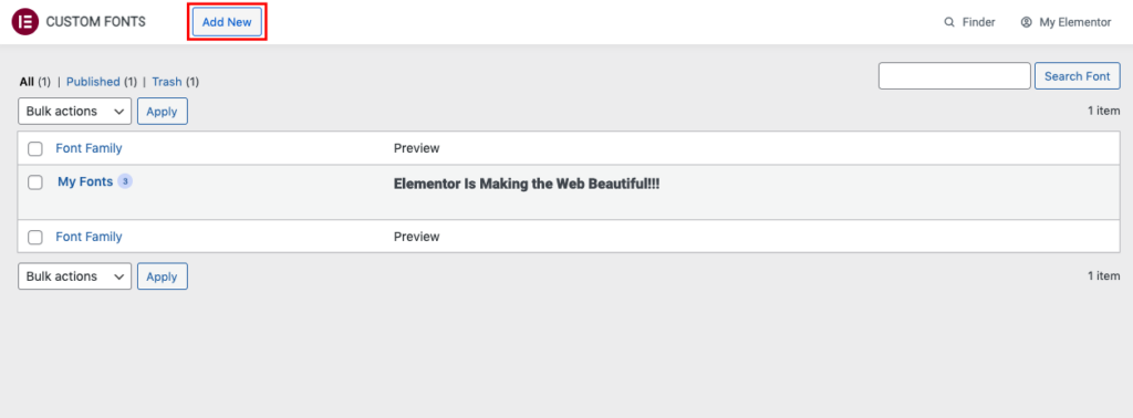 How to Add Custom Fonts To Elementor Website