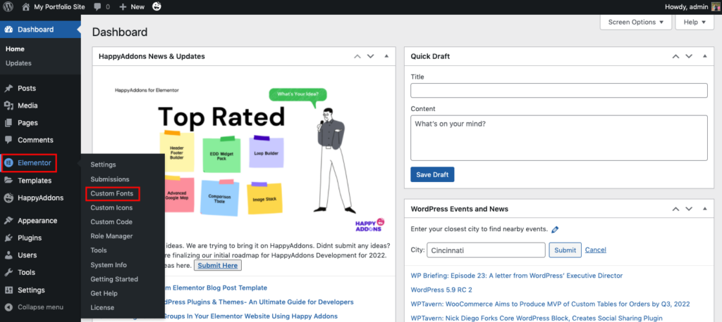 How to Add Custom Fonts To Elementor Website