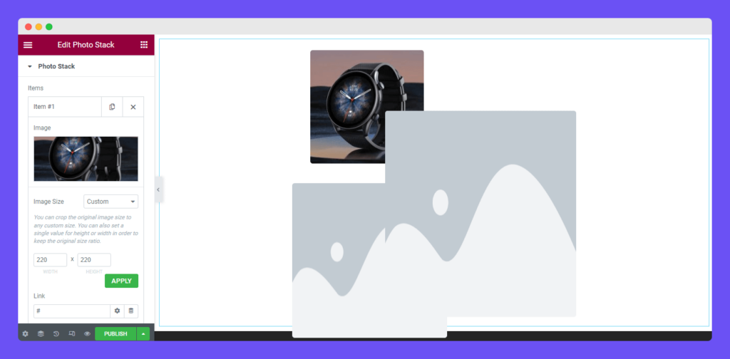 Photo Stack - HappyAddons