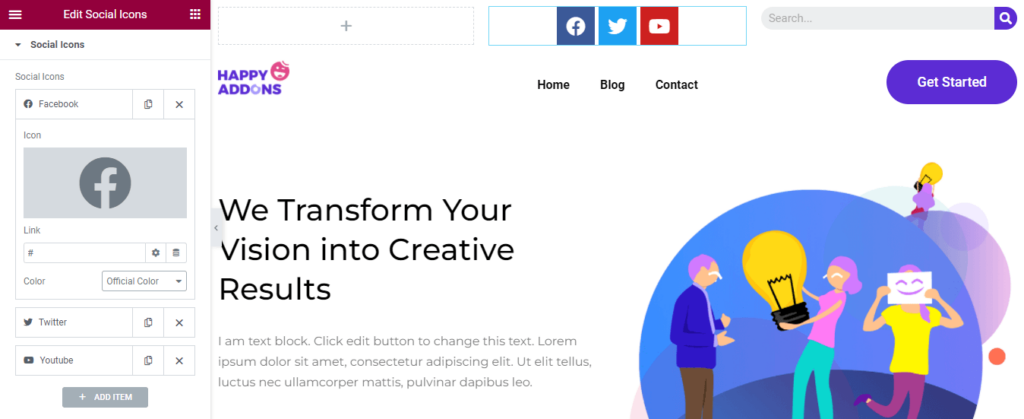 How to Edit Header in Elementor - HappyAddons