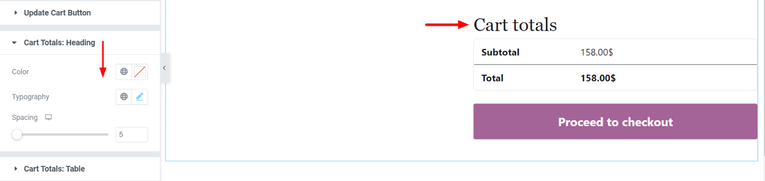 How to Edit WooCommerce Cart Page with Elementor
