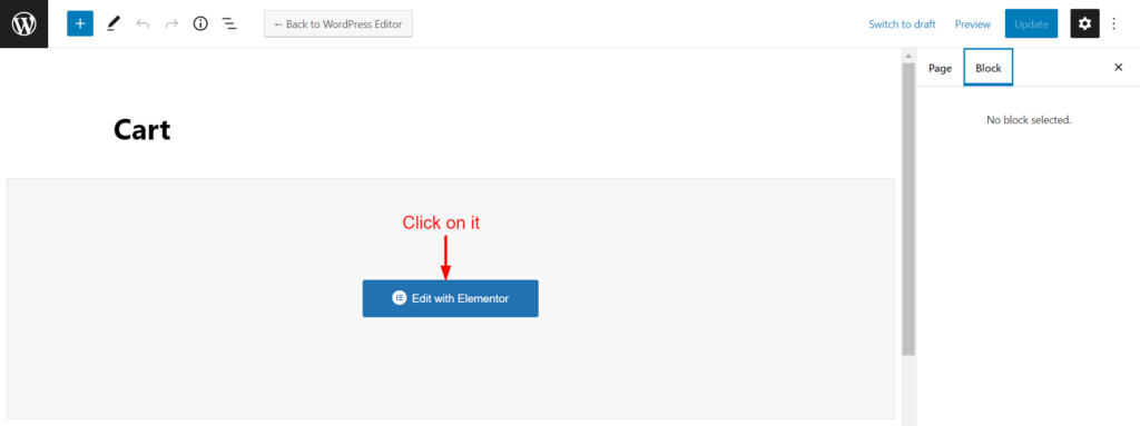 How to Edit WooCommerce Cart Page with Elementor