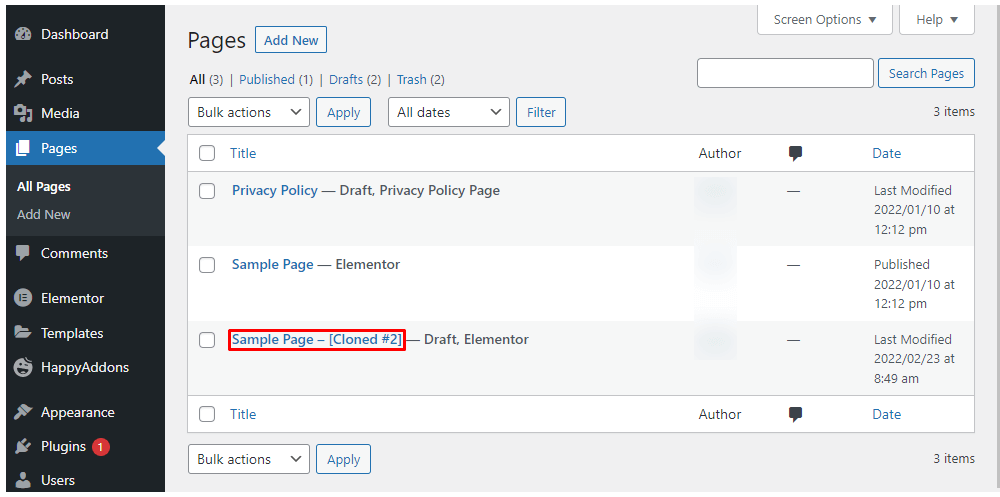  How To Duplicate A Page In Elementor 3 Ways HappyAddons