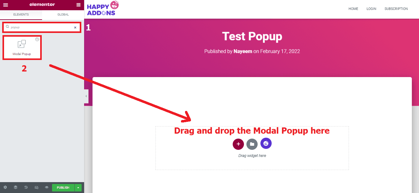 How to Create a Popup on WordPress - HappyAddons