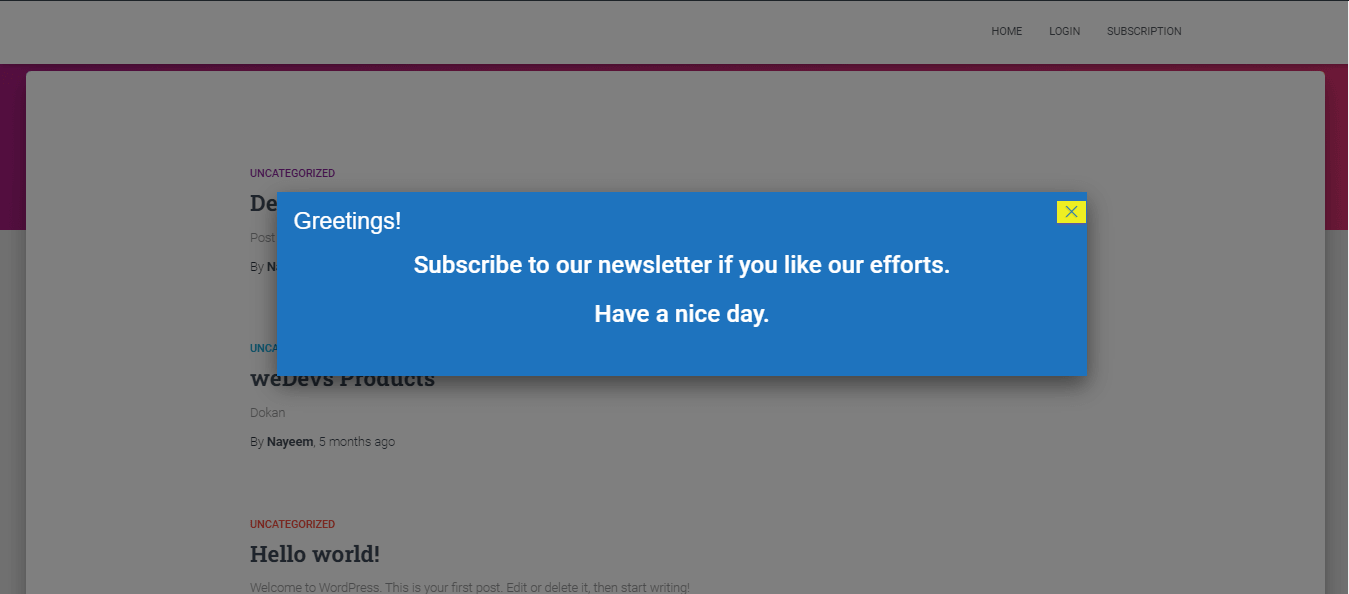 How to Create a Popup on WordPress - HappyAddons