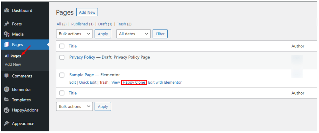 How to Duplicate a Page in Elementor (3 Ways)- HappyAddons