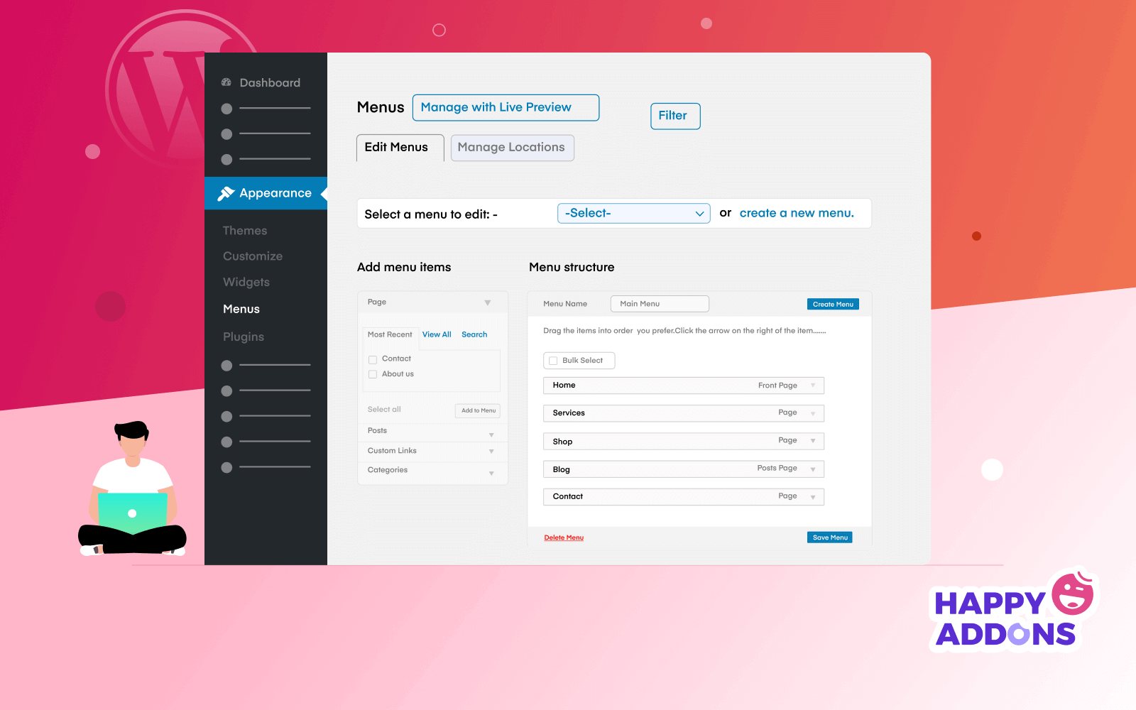 How To Create A Menu In WordPress 3 Easy Methods 