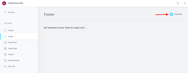 How to Edit Footer in Elementor and Create it