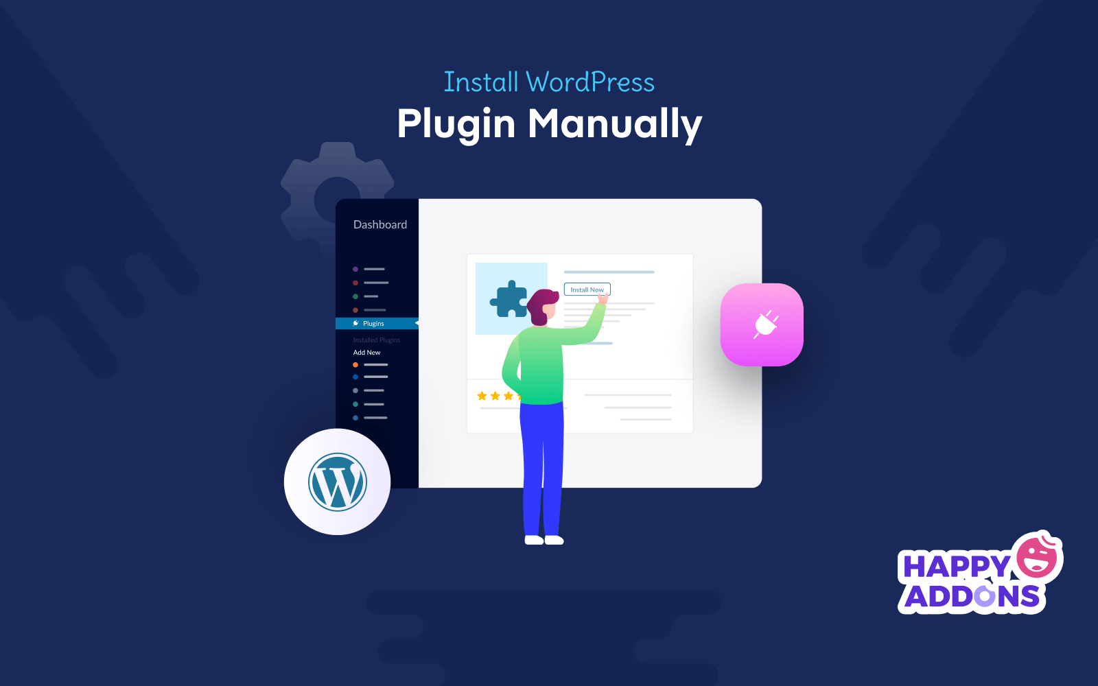 How To Install WordPress Plugin Manually HappyAddons
