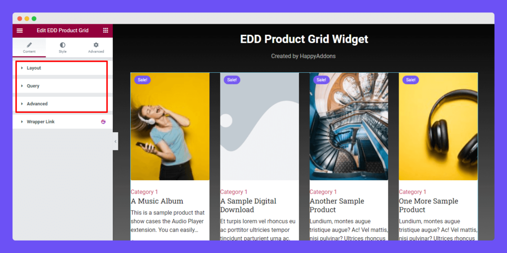 EDD Product Grid - HappyAddons