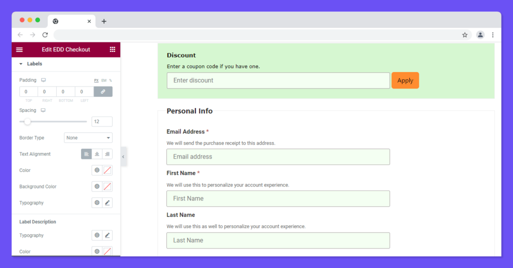 EDD Checkout - HappyAddons