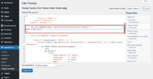 How to Change Footer Copyright Text In WordPress