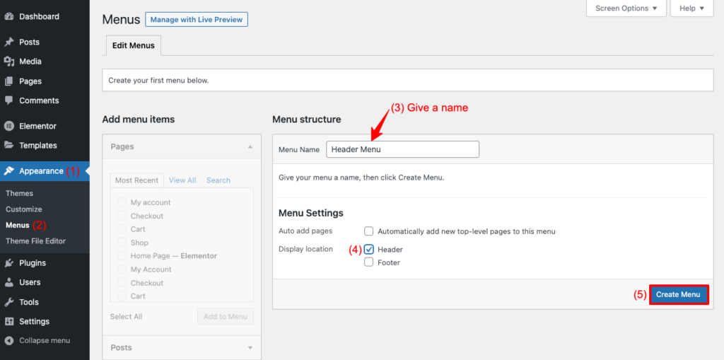 How To Create Elementor Sticky Transparent Header