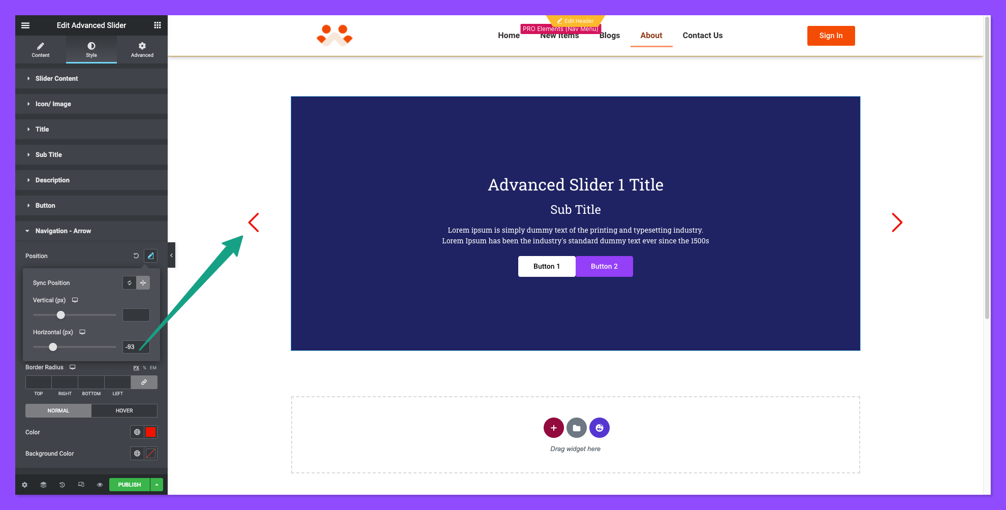 Advanced Slider - HappyAddons